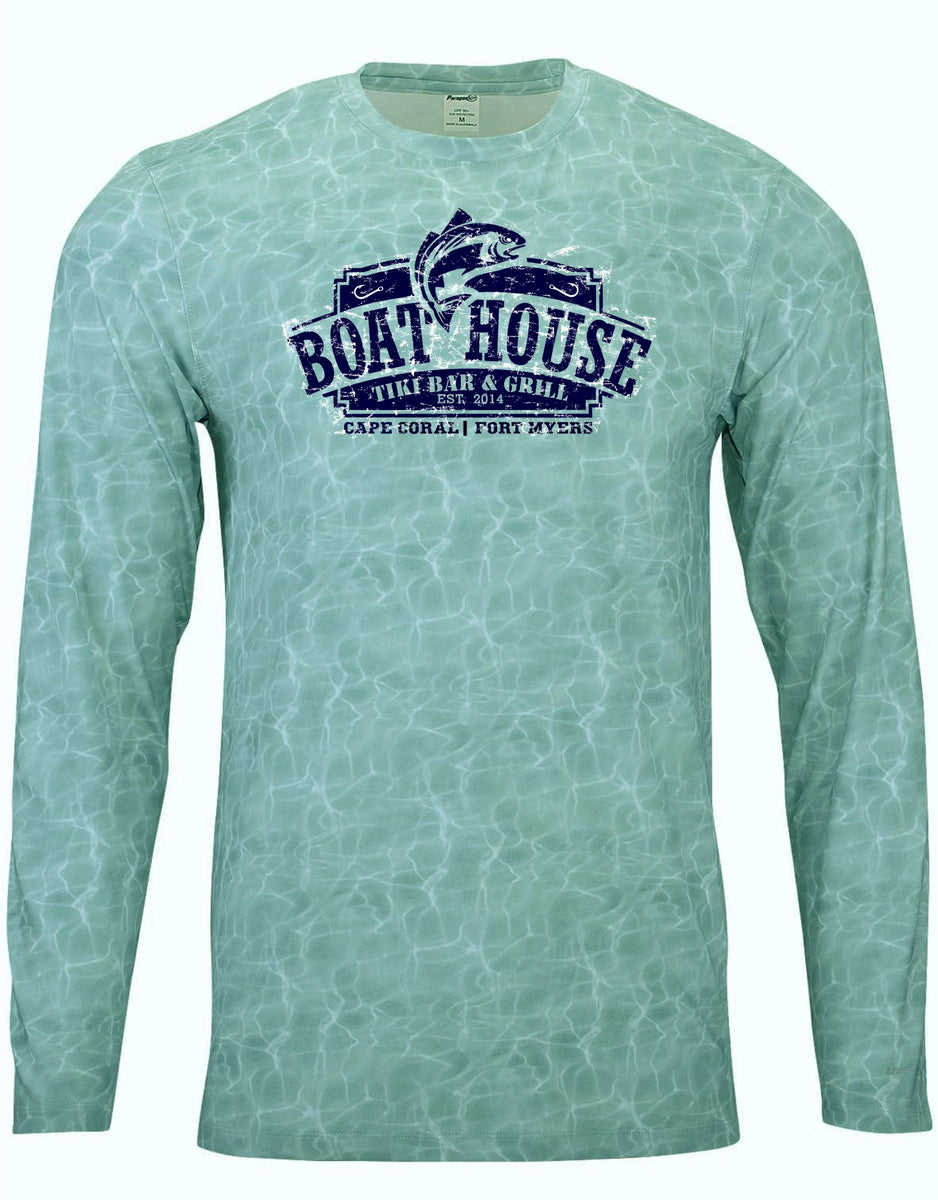 Boat House Water Long Logo Sleeve Shirt – The Boathouse Tiki Bar ...